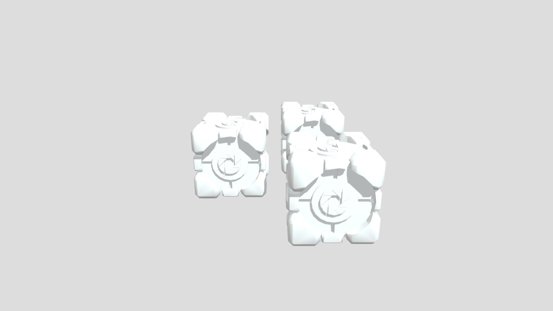 Portal Cube - Download Free 3D model by jlane (@dlane255) [afbabfa ...