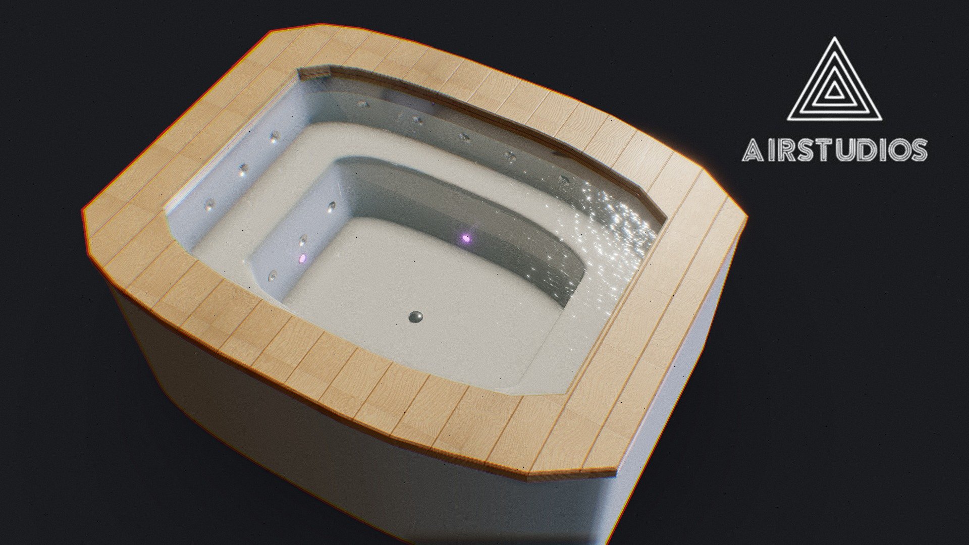 Jacuzzi Hot Tub - Buy Royalty Free 3D model by AirStudios ...