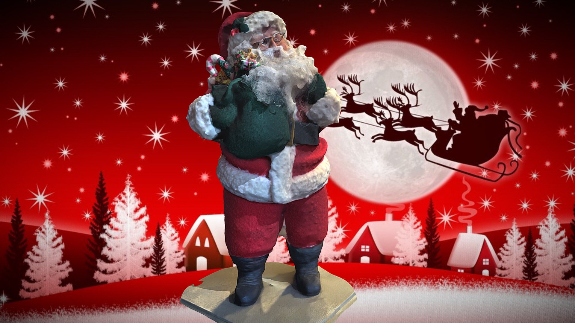 Santa - iPhone Scaniverse - Buy Royalty Free 3D model by Bad Beetle Entertainment ...