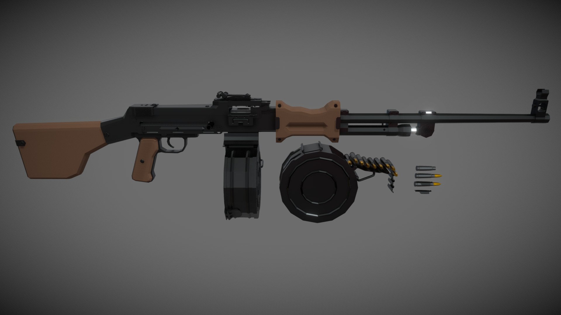 low-poly RPD-44 - Download Free 3D model by D_U (@DU1701) [afc3041 ...