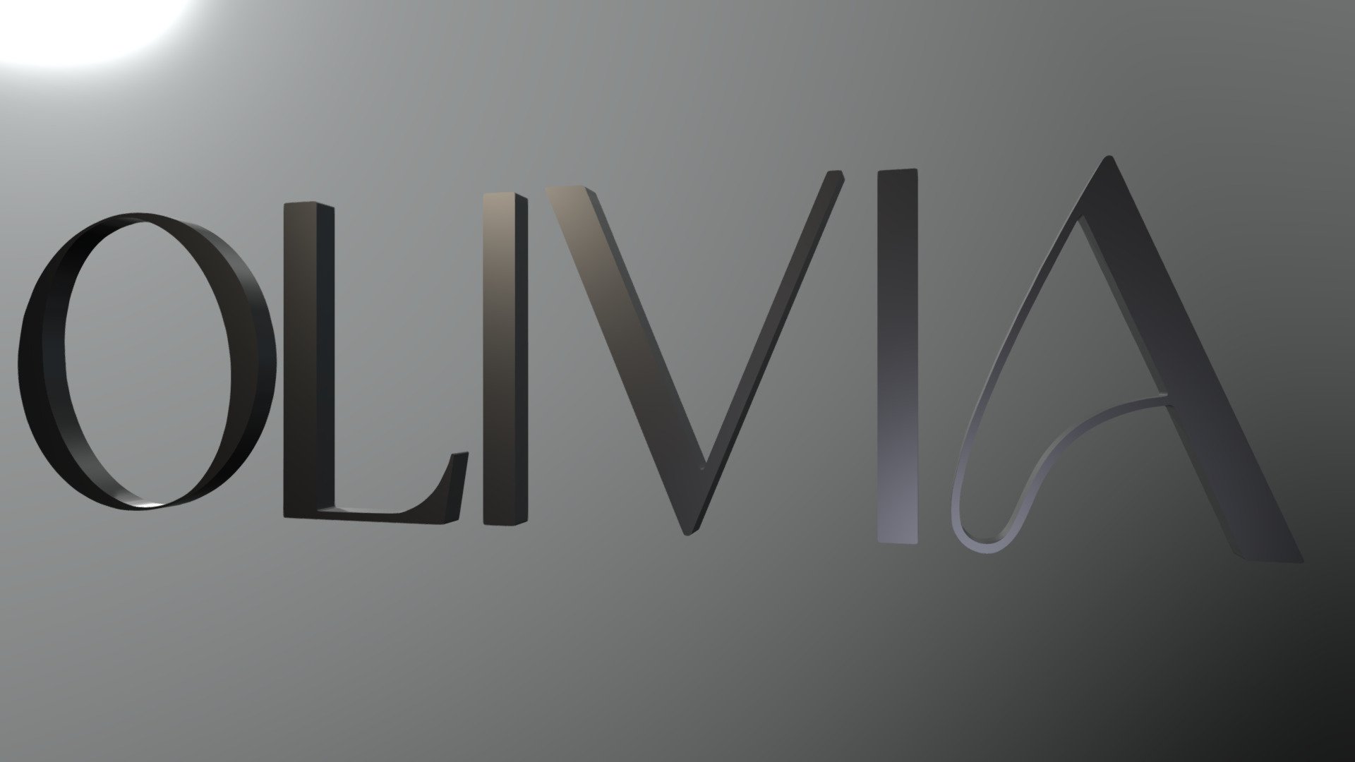 Olivia Logo 3d - Download Free 3D model by vmmaniac [afc314f] - Sketchfab