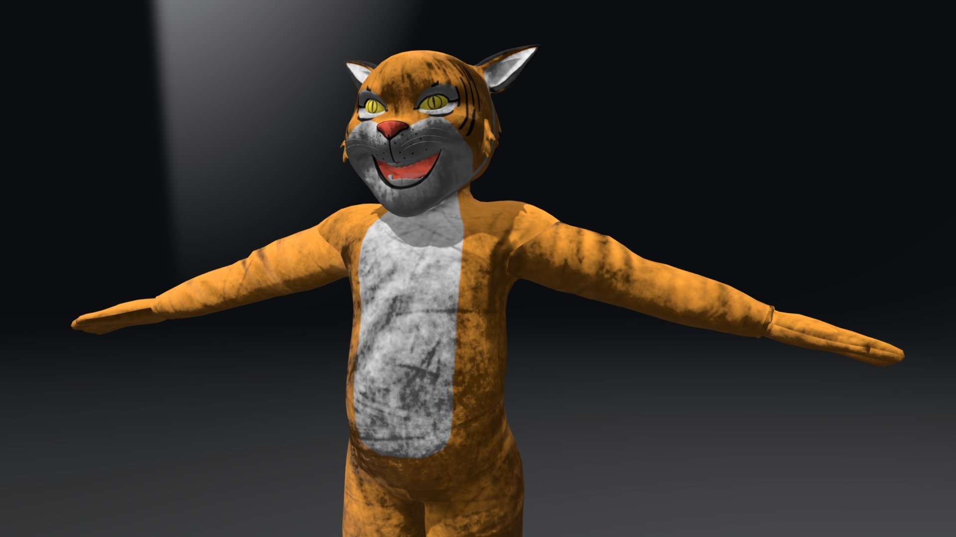Kenton_ Wildcat_Mascot - Download Free 3D model by gameovertech ...
