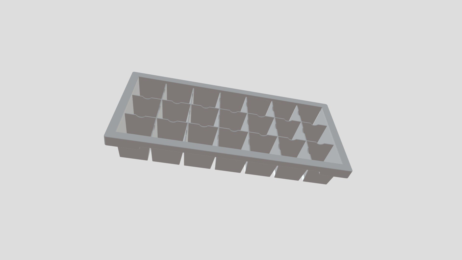 Ice Cubes Tray - Download Free 3D model by PaulGhs [afc4520] - Sketchfab