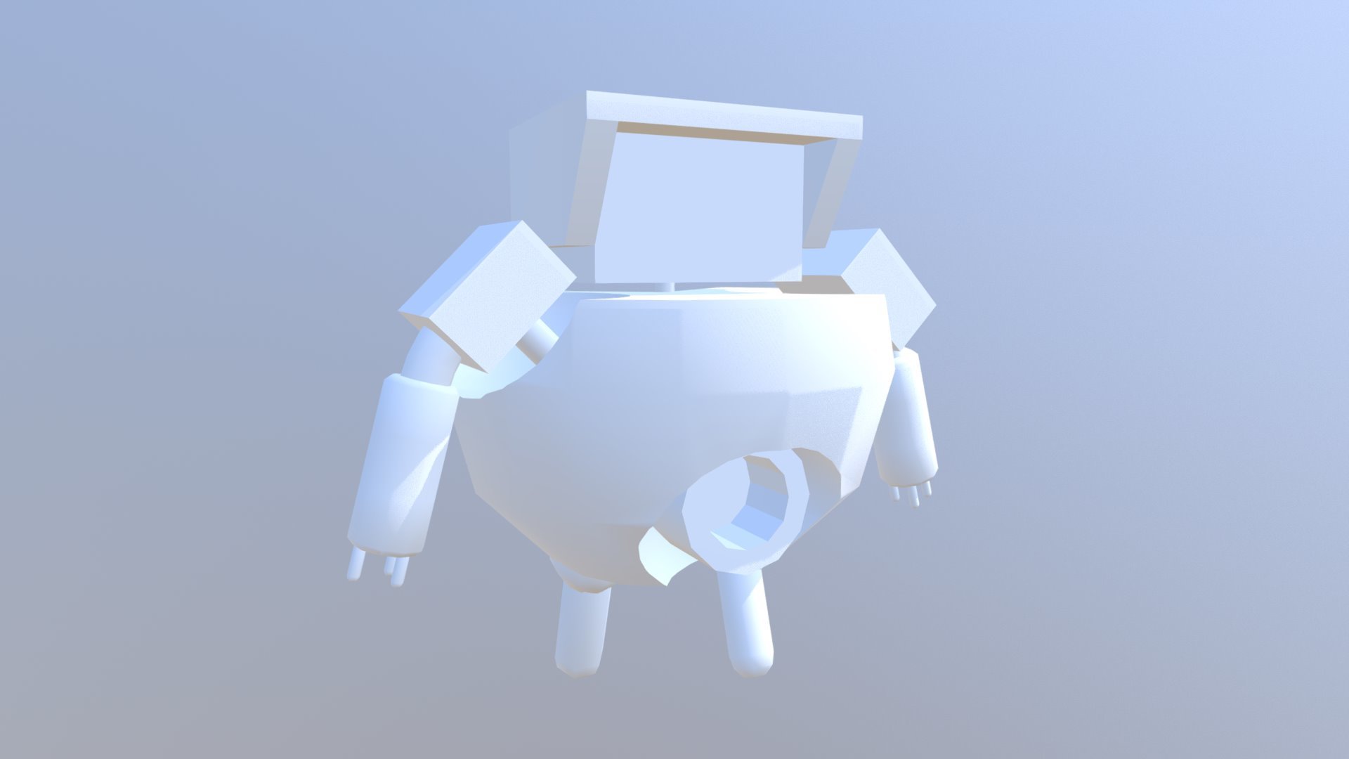 Re Robot w/ small animation - 3D model by Reiyume_Yukiko [afc4a04 ...