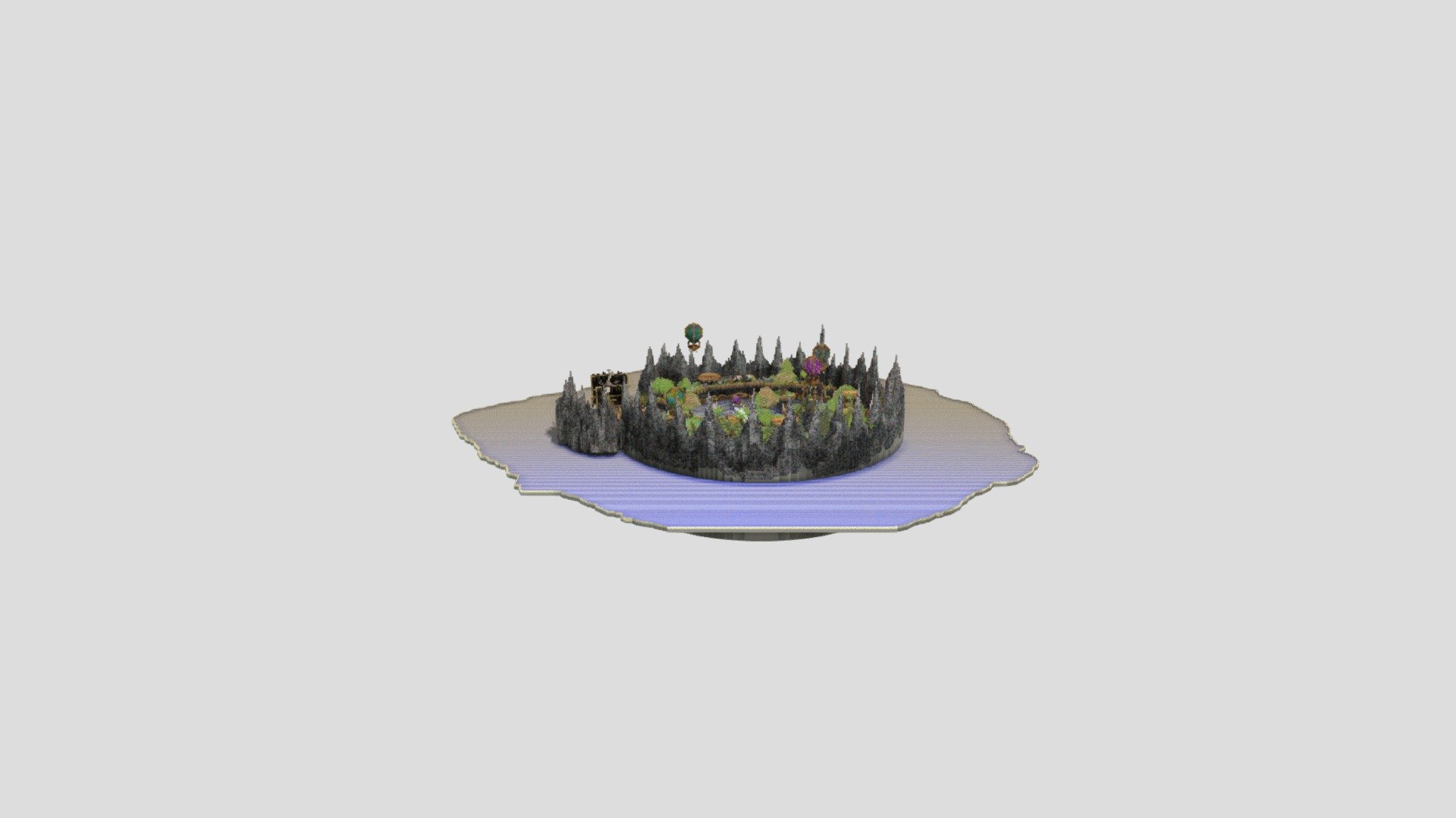 Summer Town - 3D model by GeniusWolf [afc5243] - Sketchfab