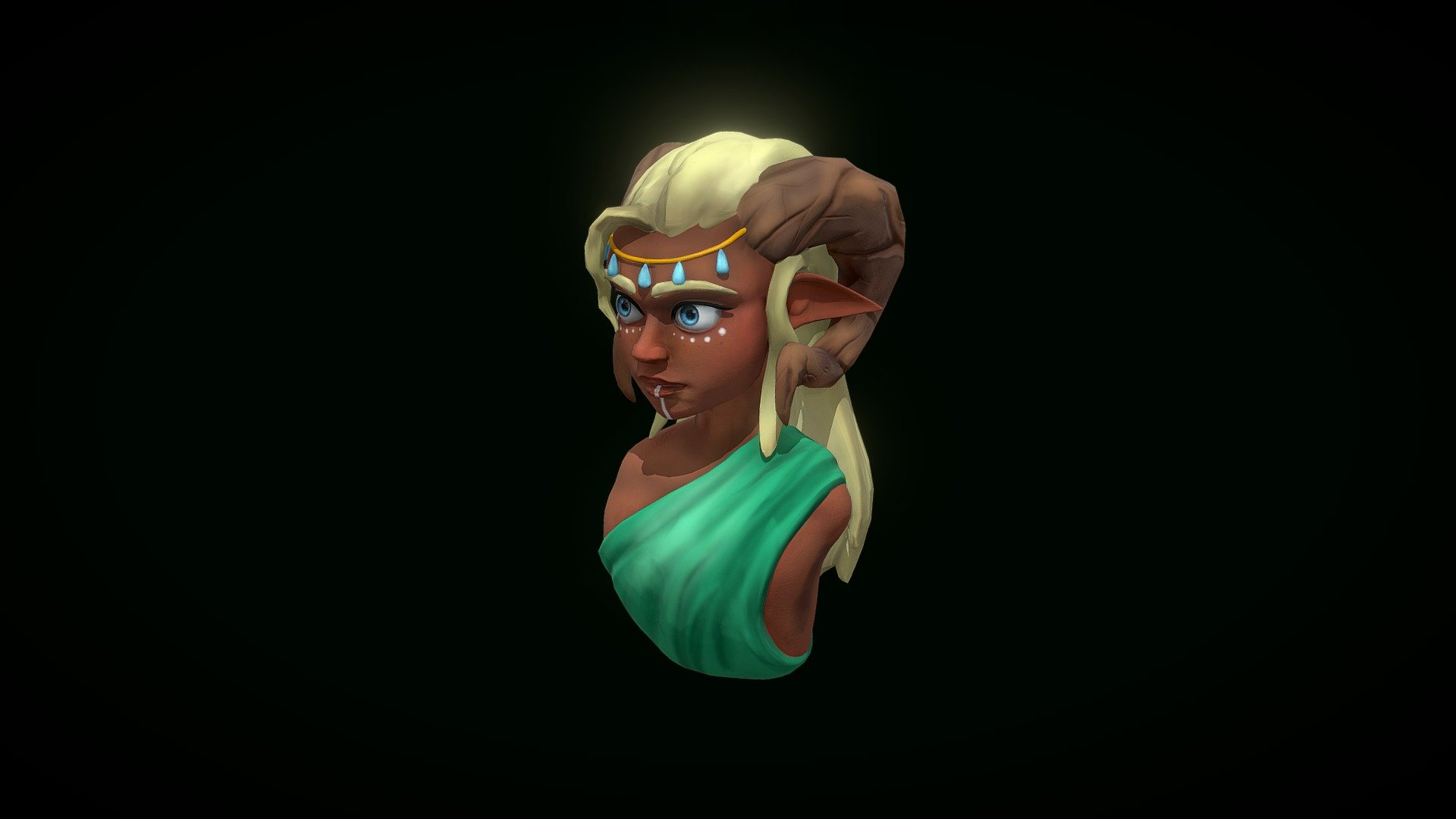 Gaia: The forest watcher - 3D model by mcostabella [afc7596] - Sketchfab