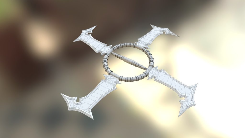 Cross Blade - 3D model by John_Wright [afc8175] - Sketchfab
