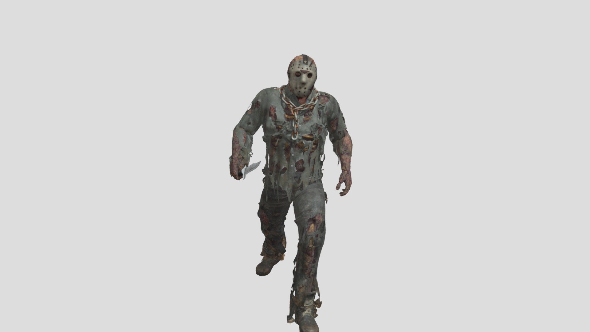 Jason Voorhees Stand Walk Fast Stop Animation - Download Free 3D model ...