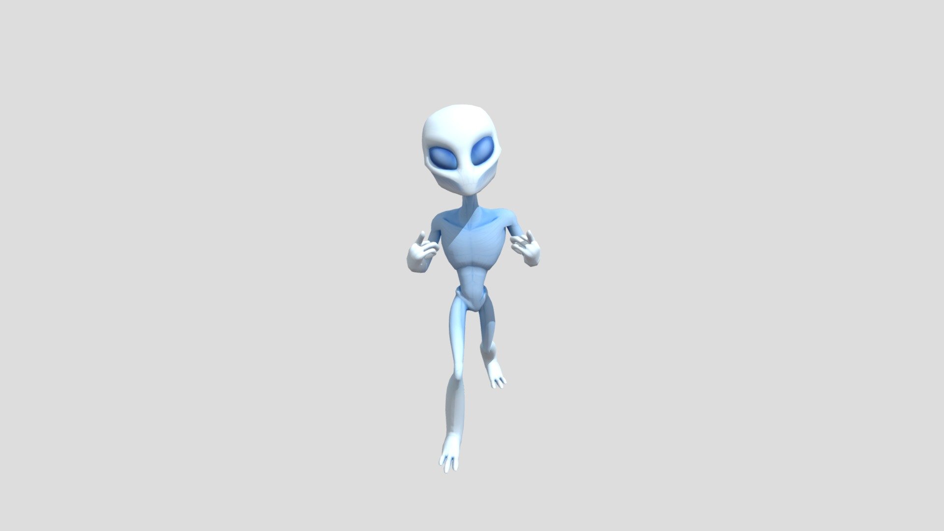 Alien Dancing Running Man - 3D model by Renato Solar Gomez ...