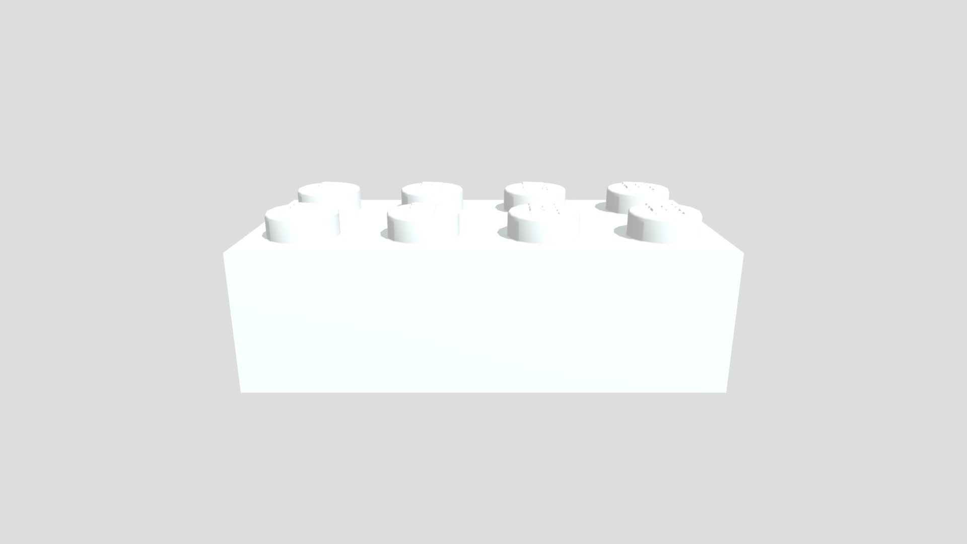 White Lego brick - Download Free 3D model by s70528178 [afcc9c6 ...