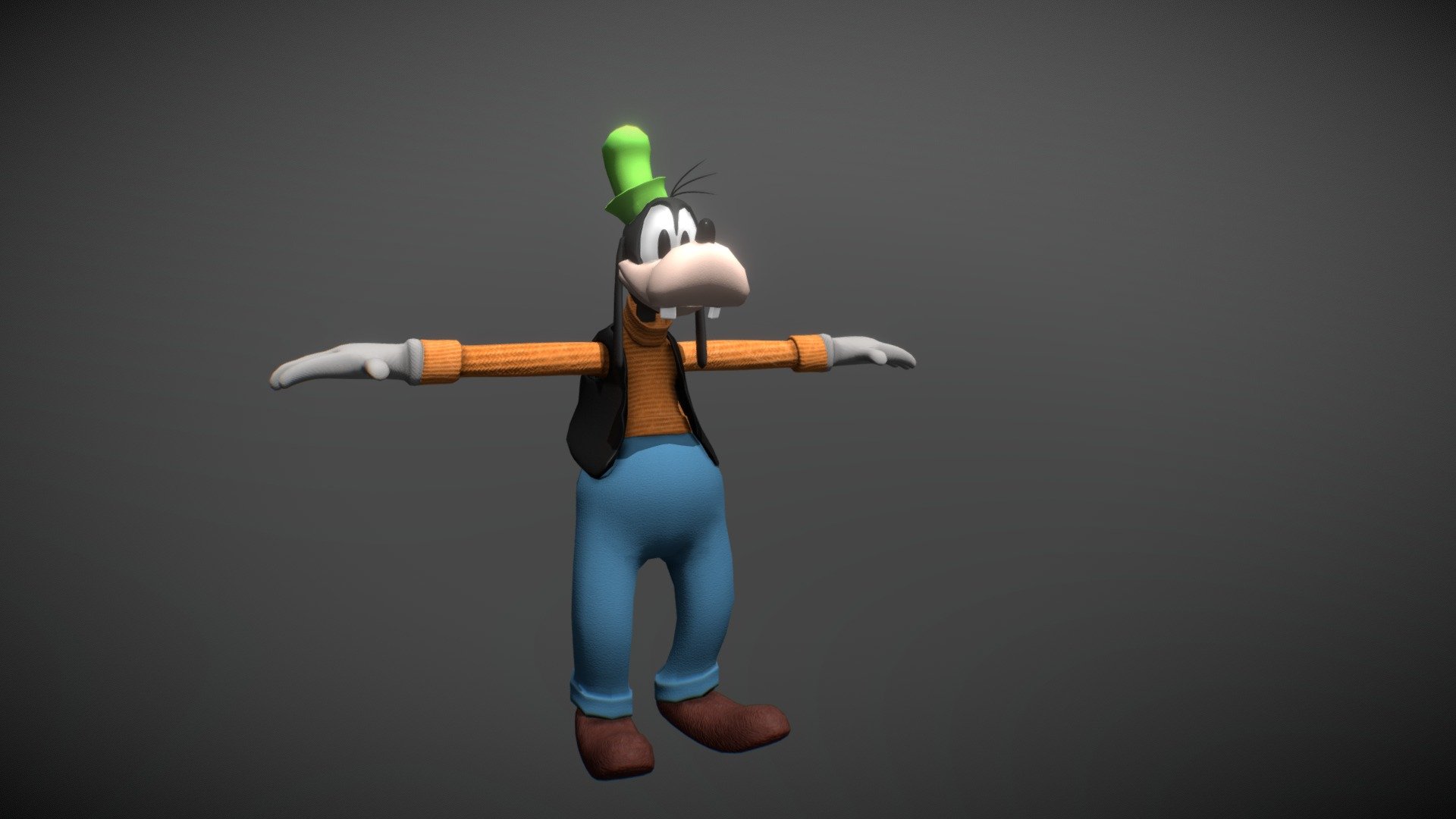 Goofy Model - 3D model by Lewis Deane (@LewisDeane) [afccd57] - Sketchfab
