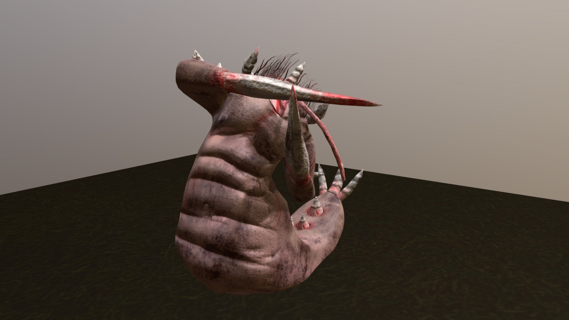 Slug Monster - DAMAGE - 3D model by Fernando Menezes (@fernandomaze ...