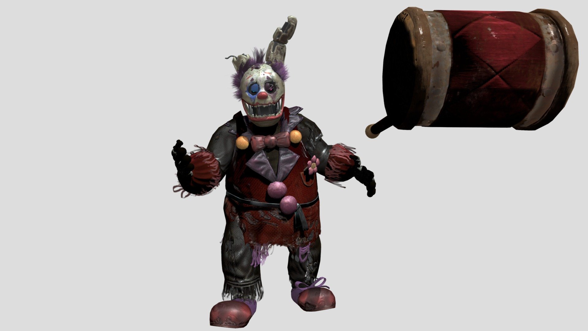 Clown Springtrap - Download Free 3D model by OrangeSauceu [afce489 ...