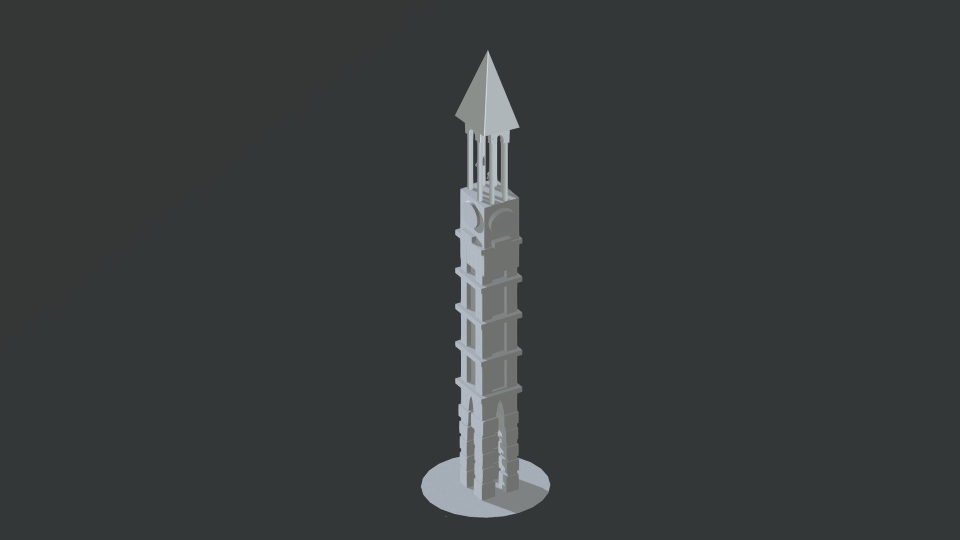 Purdue Bell Tower - 3D model by anirudhv [afcebe0] - Sketchfab