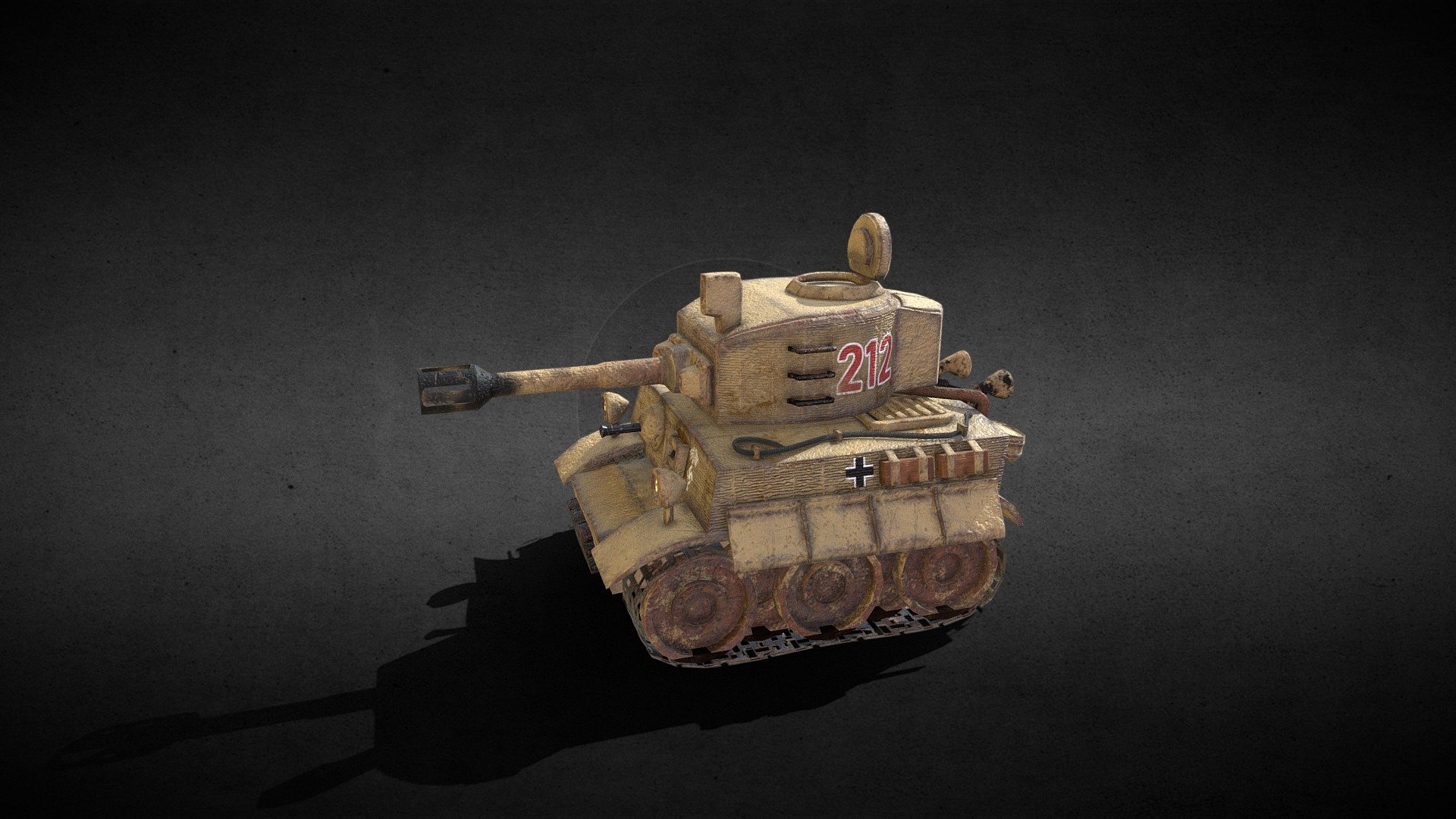 Tiger Tank Toy - 3D model by BachMobil (@matinrd) [afcfb23] - Sketchfab