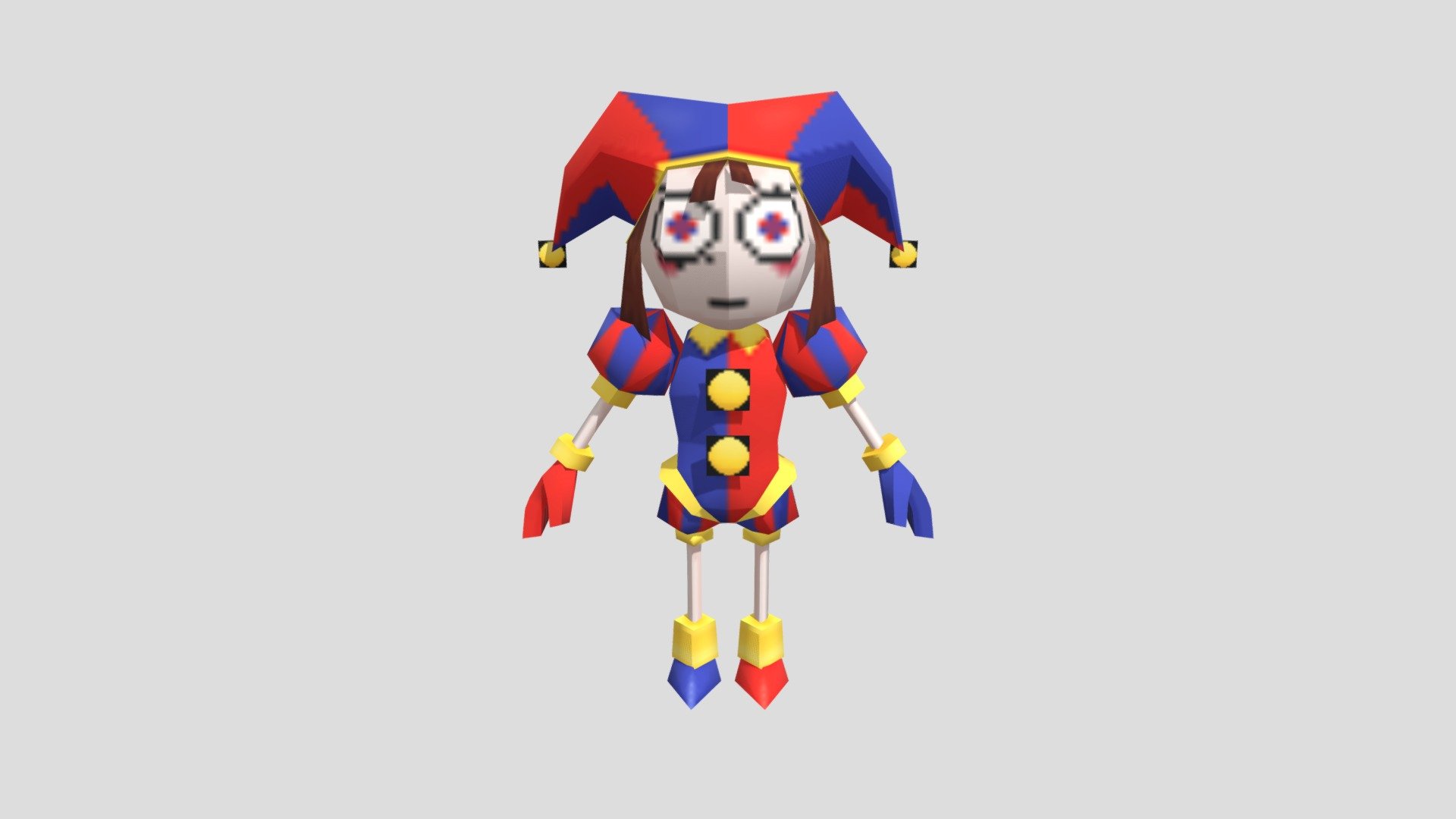 Pomni From Glitch Kart - Download Free 3D model by xdanni1984x [afd1303] - Sketchfab