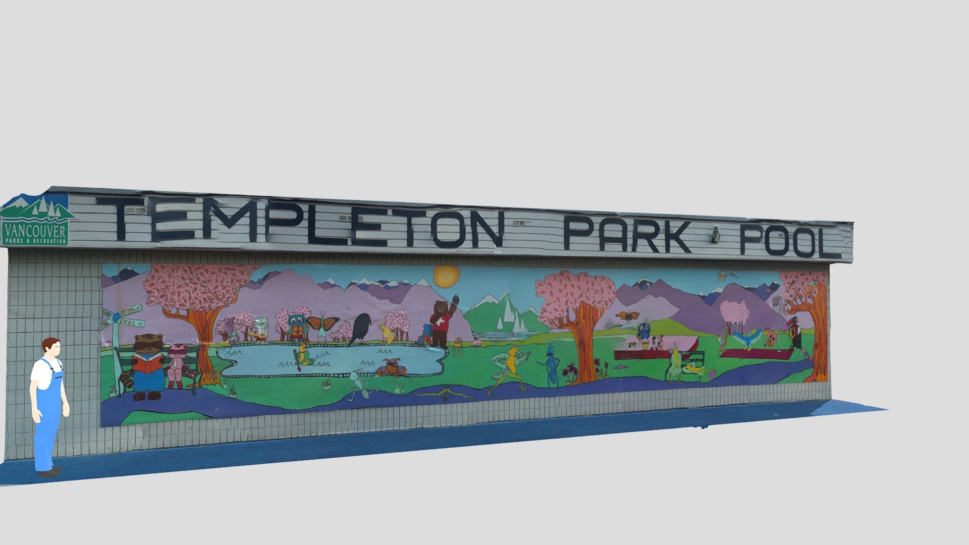 Templeton Park Pool Mural - 3D model by GaidaCanix [afd31f7] - Sketchfab