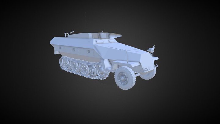 Sdkfz 251 3d Models Sketchfab 