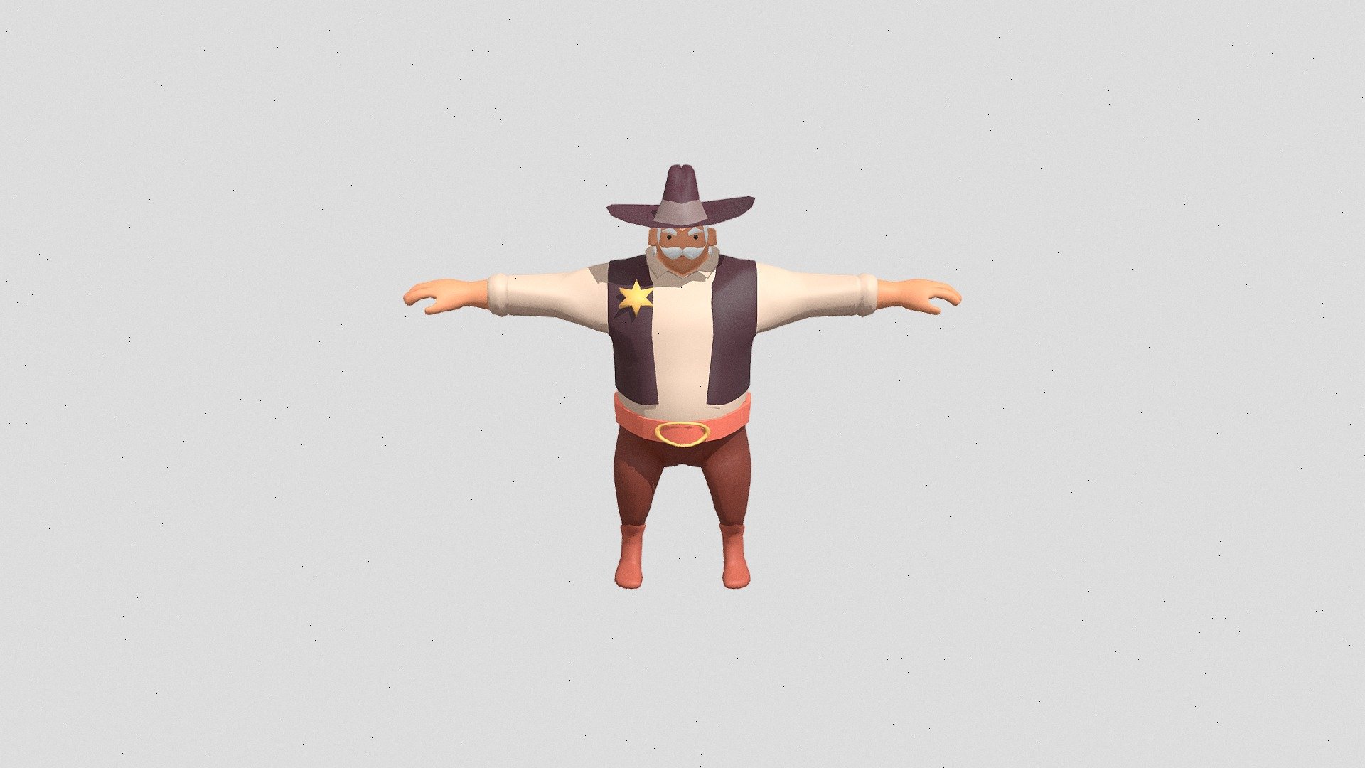 Bruno – Low Poly Fat Man Character - 3D model by prashantcreates ...