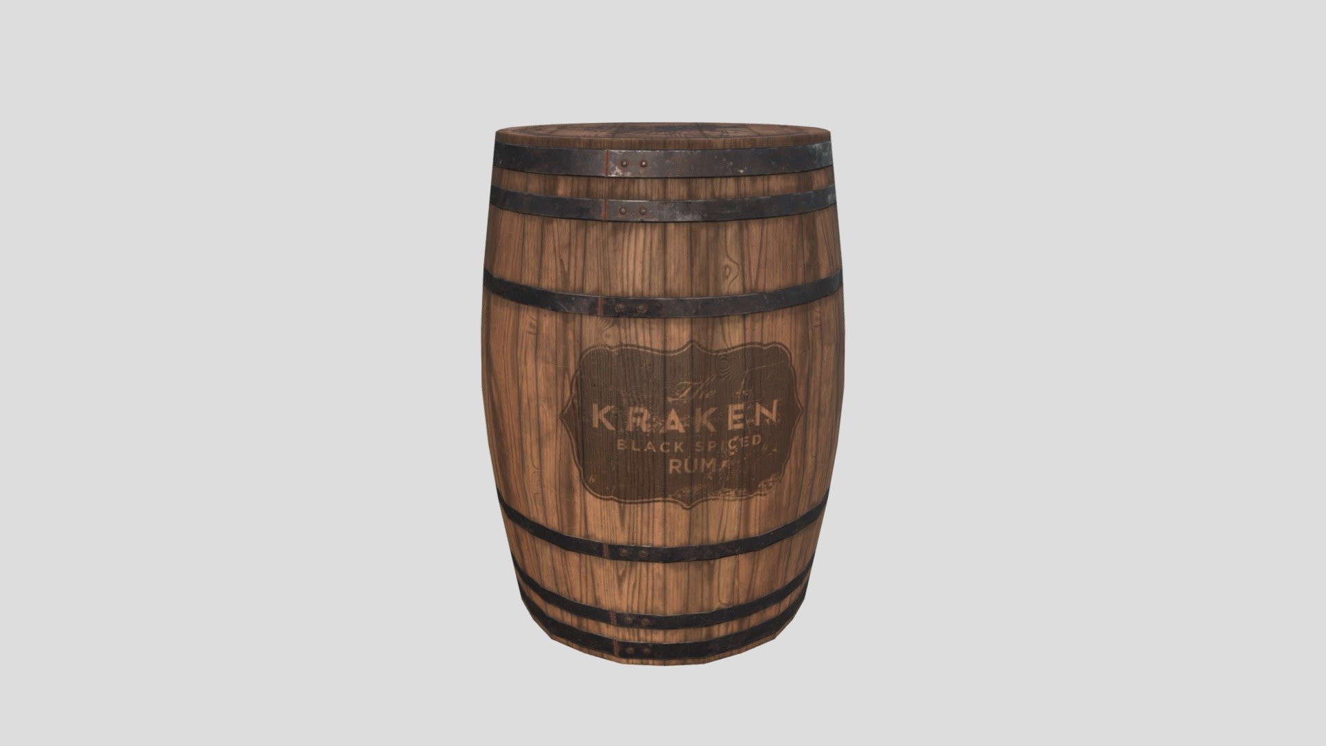 Cask with rum - Download Free 3D model by Sevryukov Dmitriy (@KotovDi ...