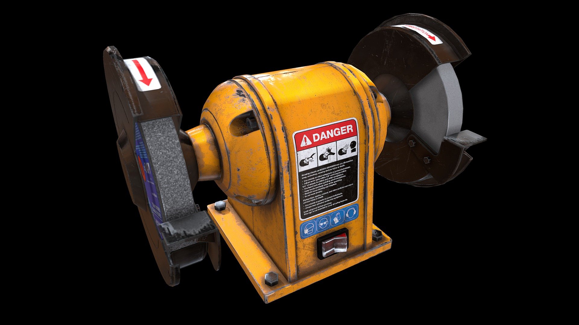 Bench Grinder 01 - 3D model by Robert Prispilović (@rprispil) [afd6aae ...