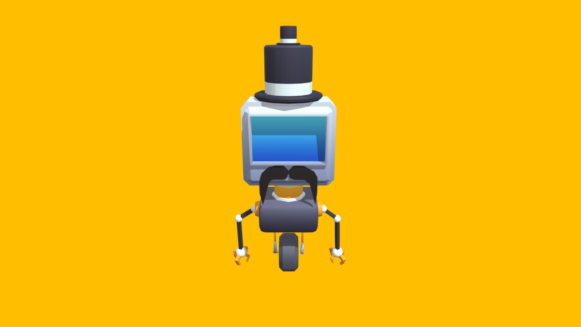 Robot Walk Animation - 3D model by SamuelPhillips [afd6d4d] - Sketchfab