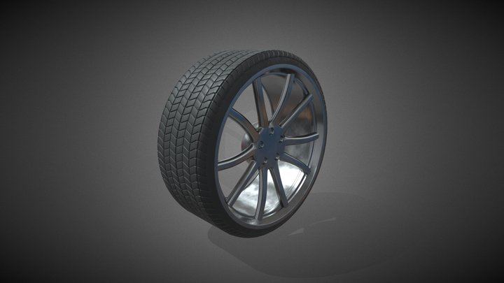 Car-wheel 3D models - Sketchfab
