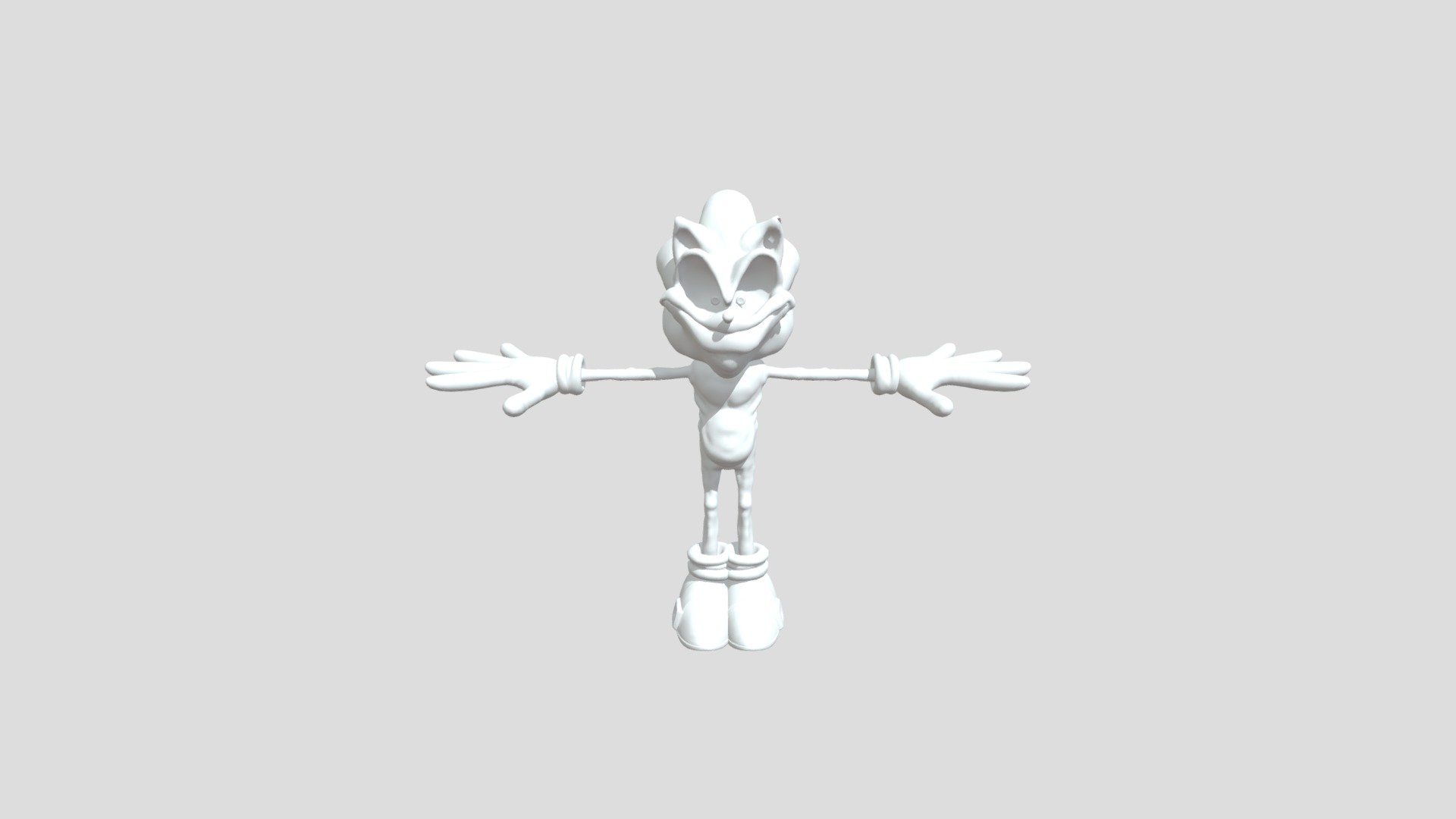Exe CyberChimp no rig - Download Free 3D model by CyberChimp (@SonicTH ...