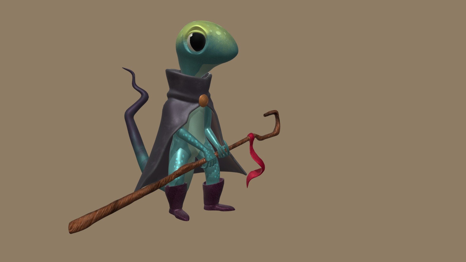Wizard Lizard - 3D model by meganhdavies [afdce90] - Sketchfab