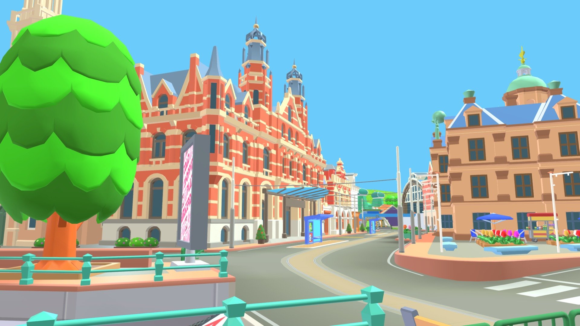 Mario Kart 8 Deluxe - Tour Amsterdam Drift - Download Free 3D model by ...