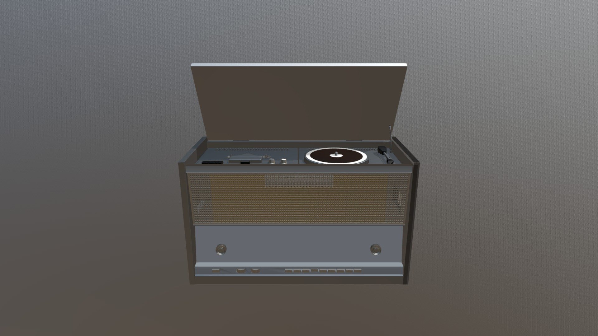 tape recorder - 3D model by Virtual Reality (@simulanis) [afdf8c4 ...