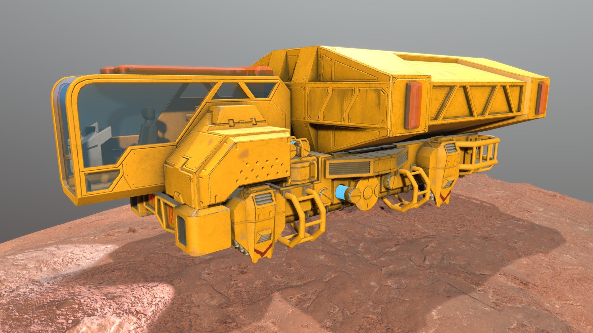 Space Vehicule - 3D model by Mistorm [afe01b4] - Sketchfab