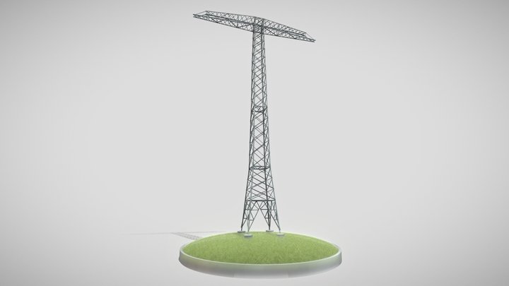 Transmission-tower 3D models - Sketchfab