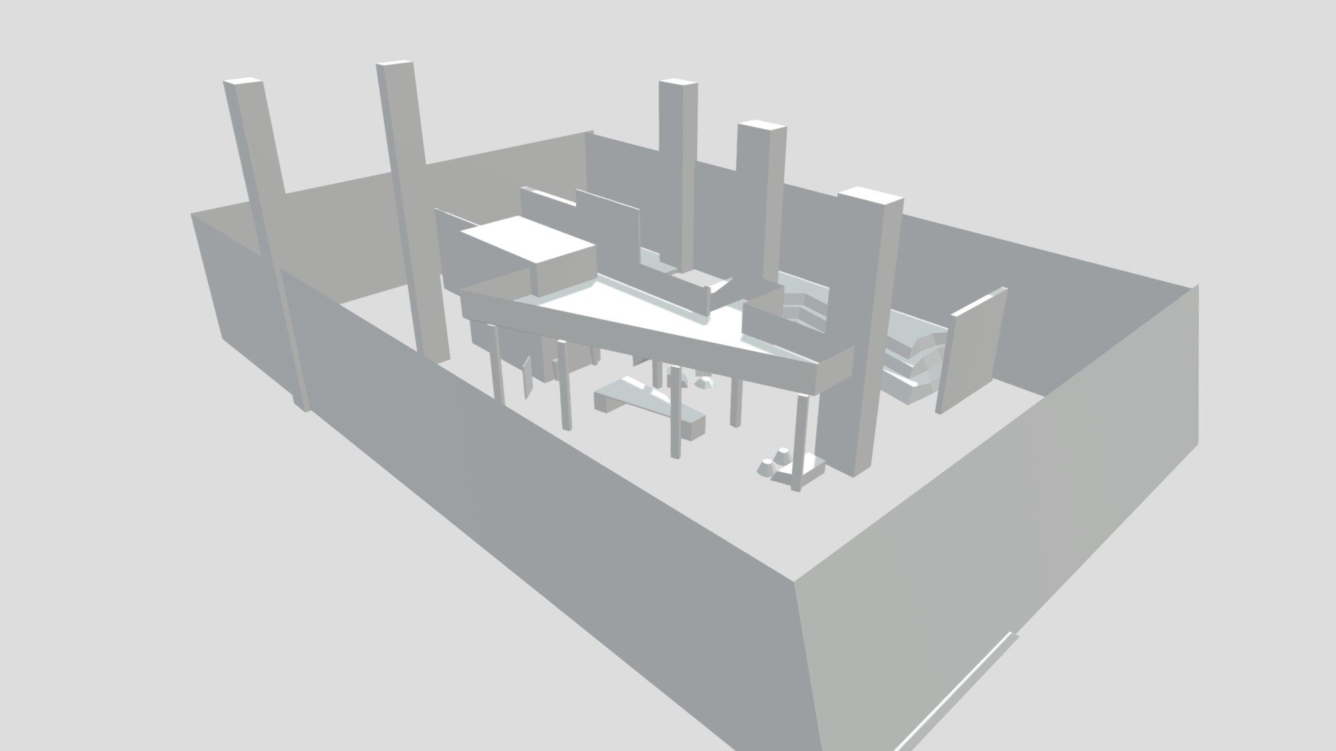 Warehouse Co-Working Office Space (Collider) - 3D model by Vatom Spaces ...