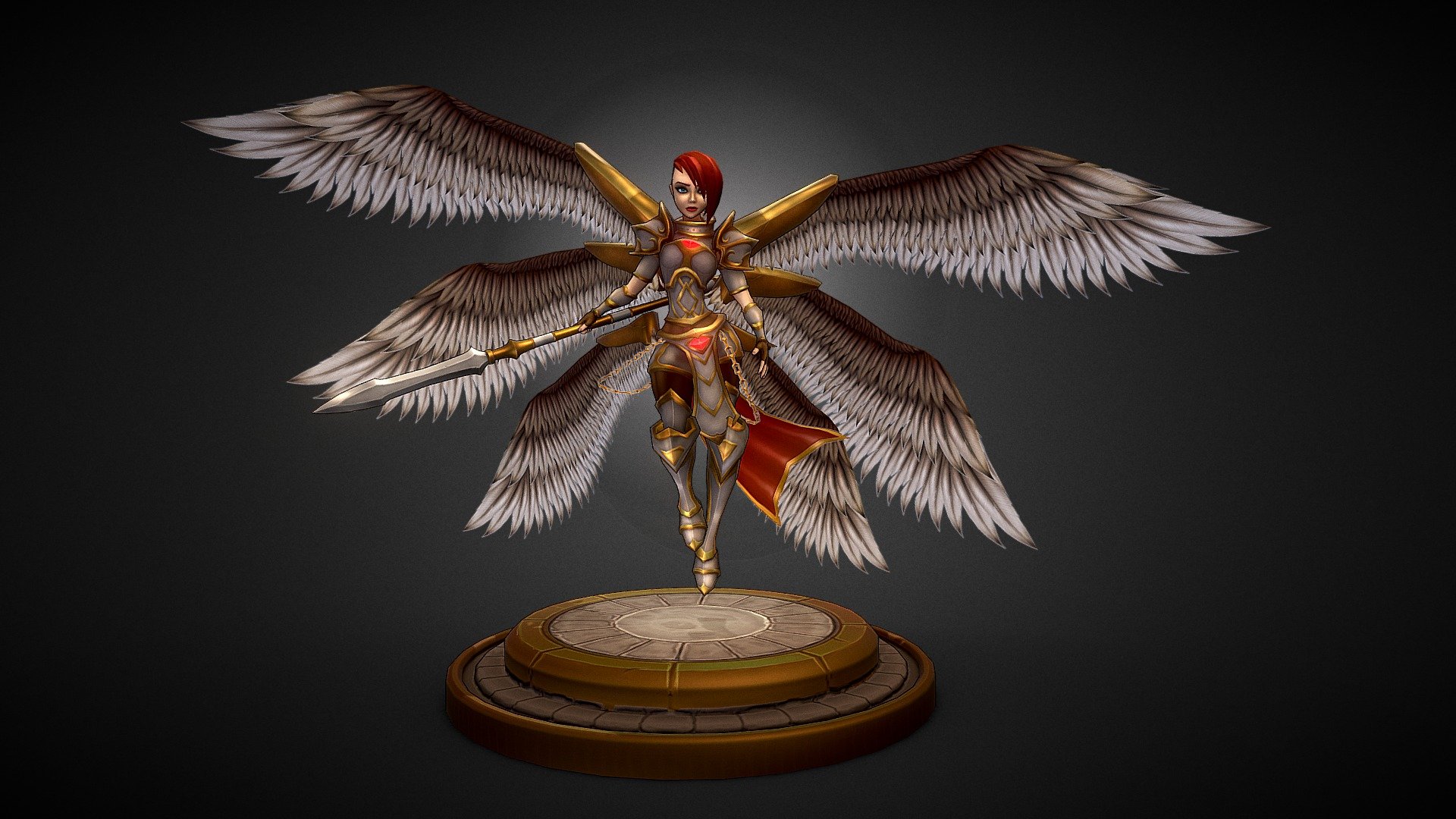 Rathia, Dawn of Justice - Stylized character - 3D model by P3D ...