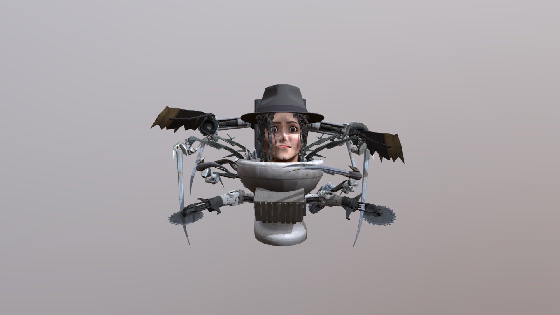 Michael Jackson Toilet - Download Free 3D model by ASP ...
