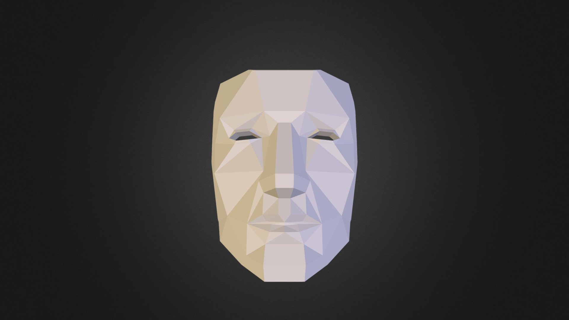 LED low poly mask - 3D model by 3dindustries [afe5054] - Sketchfab