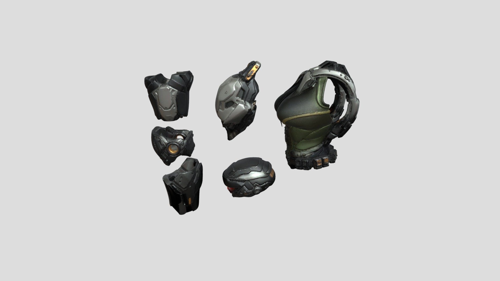 ExoFrame Fragments - 3D model by odo87 [afe55f9] - Sketchfab