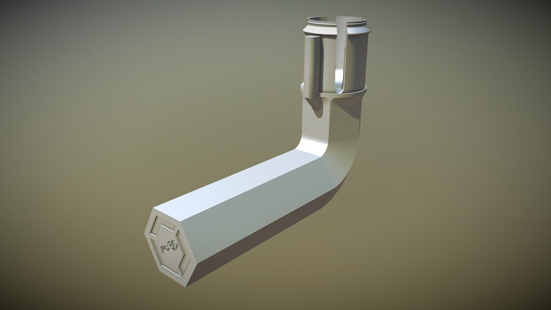 Machine Shop Door Handle - Download Free 3D model by re:3D (@re3d ...