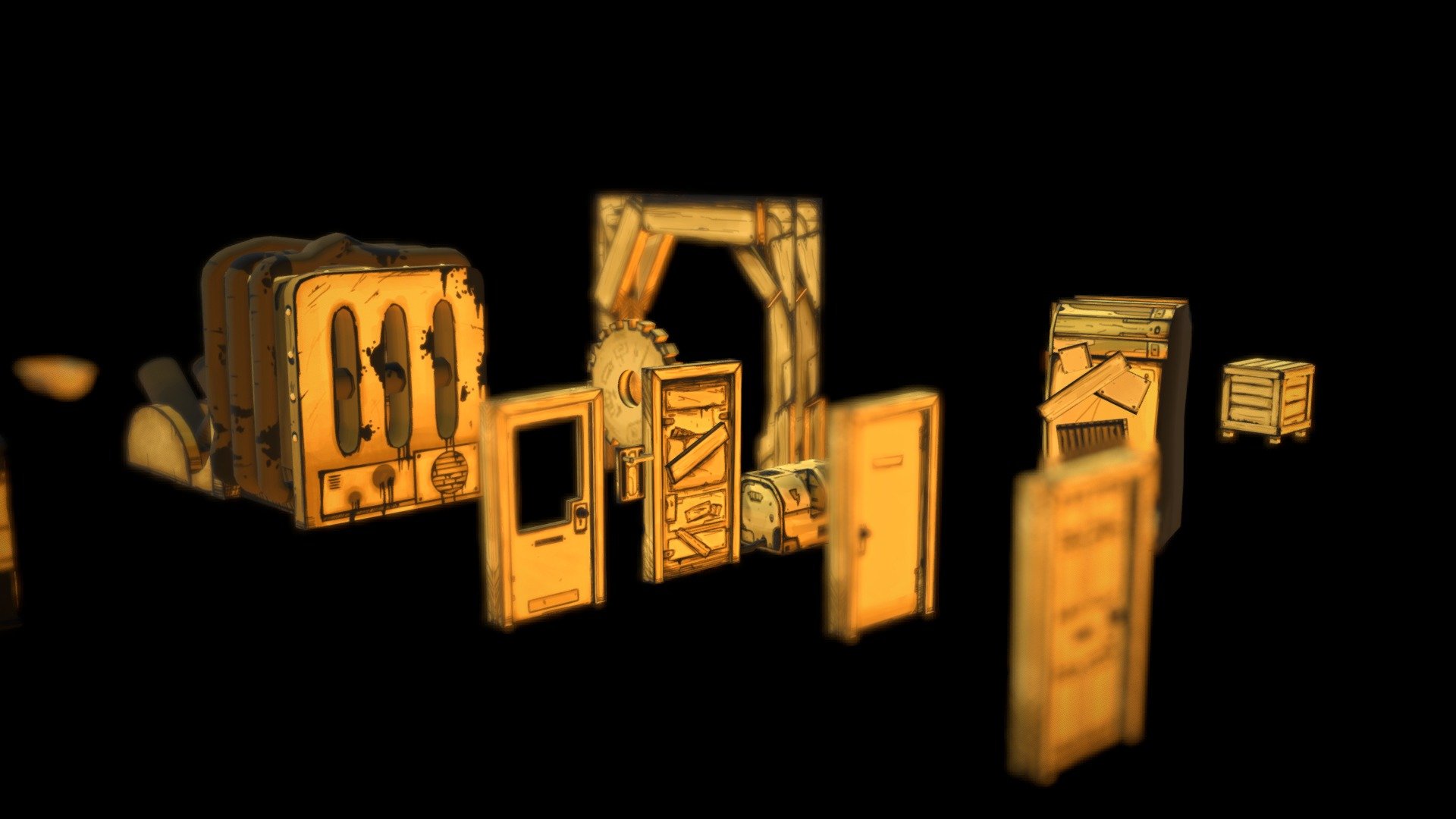 Bendy and the Ink Machine Model Pack 1 - Download Free 3D model by ...