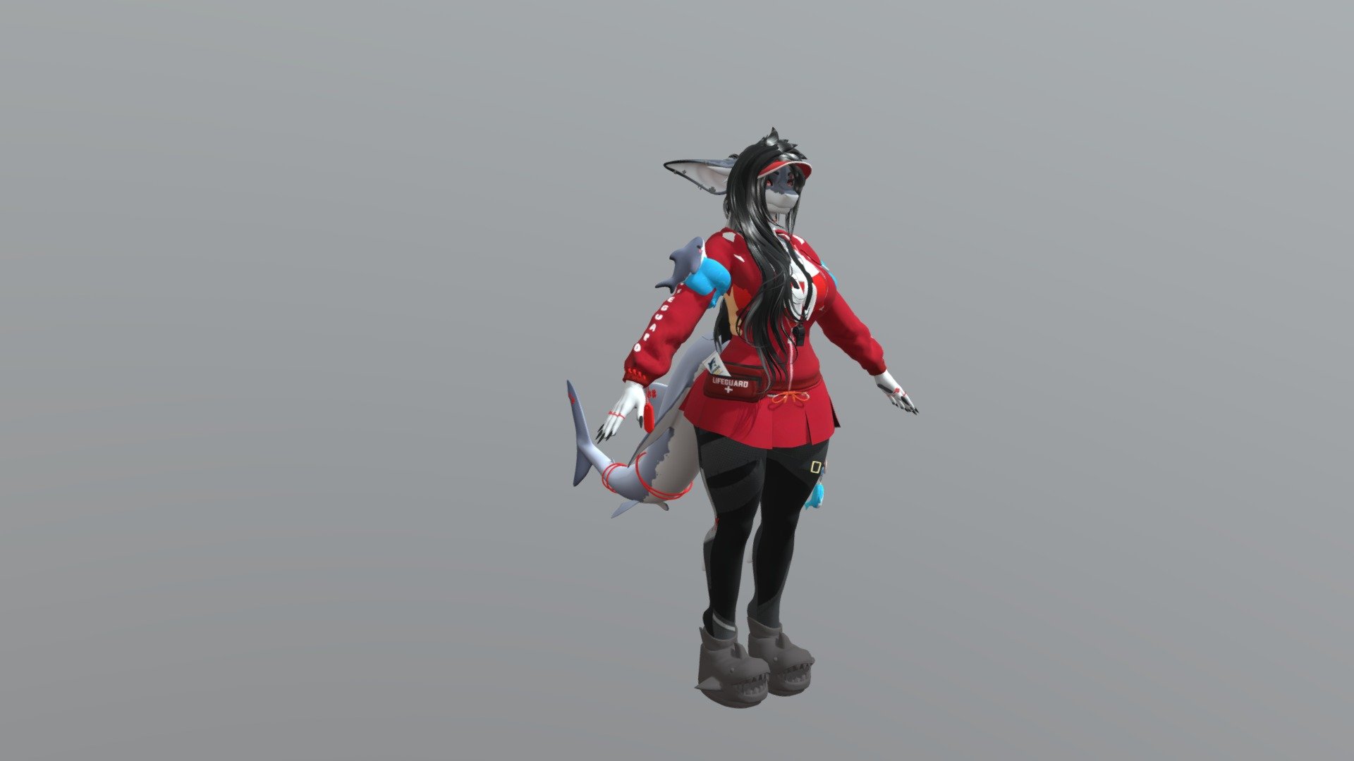 SHARK LIFEGUARD - Download Free 3D model by Shedletsky (@Shedletsky ...