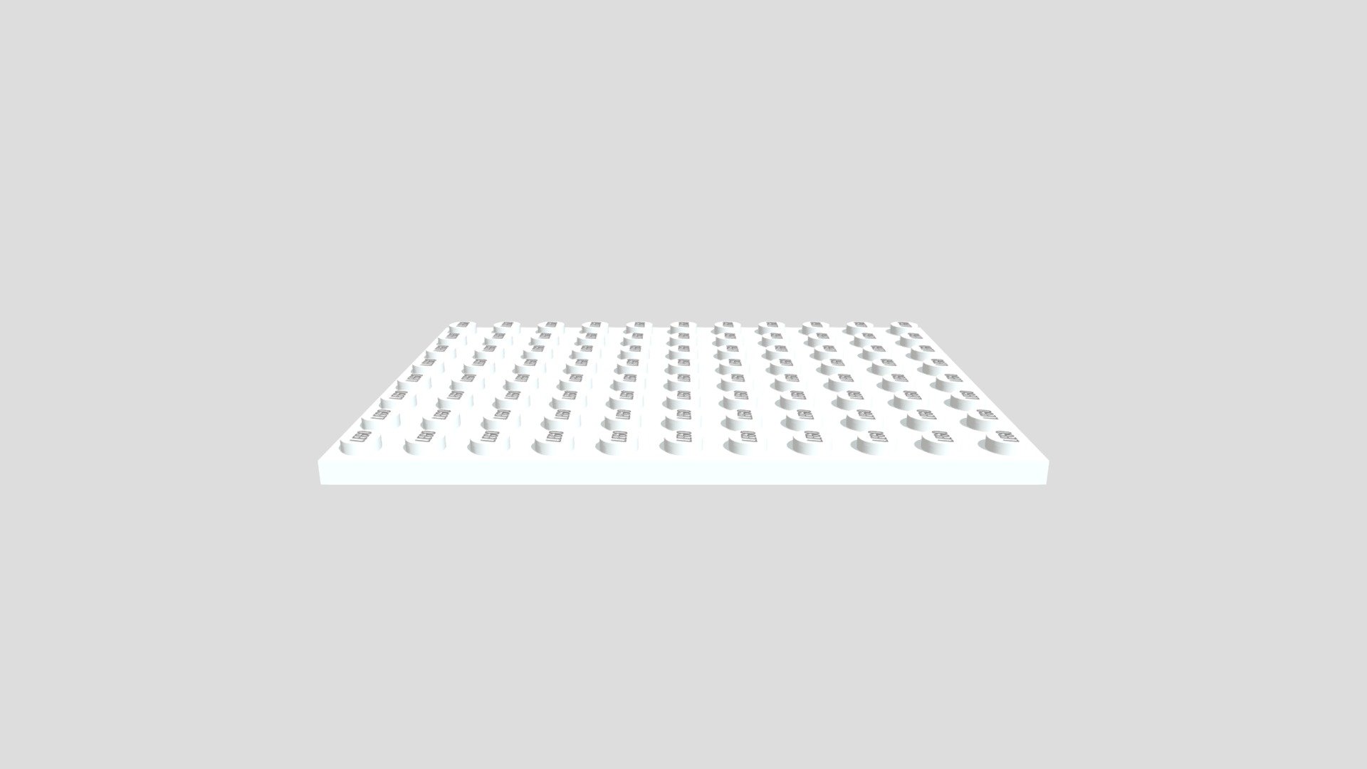 8x11 lego plate - 3D model by NotRadiant [afea1d5] - Sketchfab