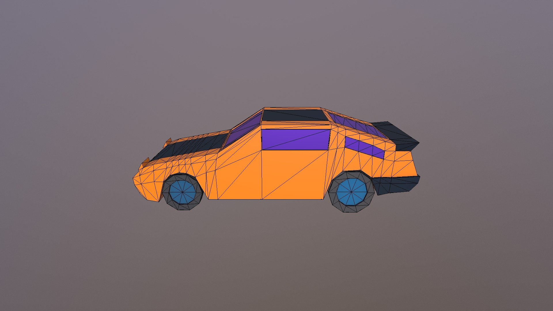 Low poly Car - 3D model by Theking2 [afec865] - Sketchfab