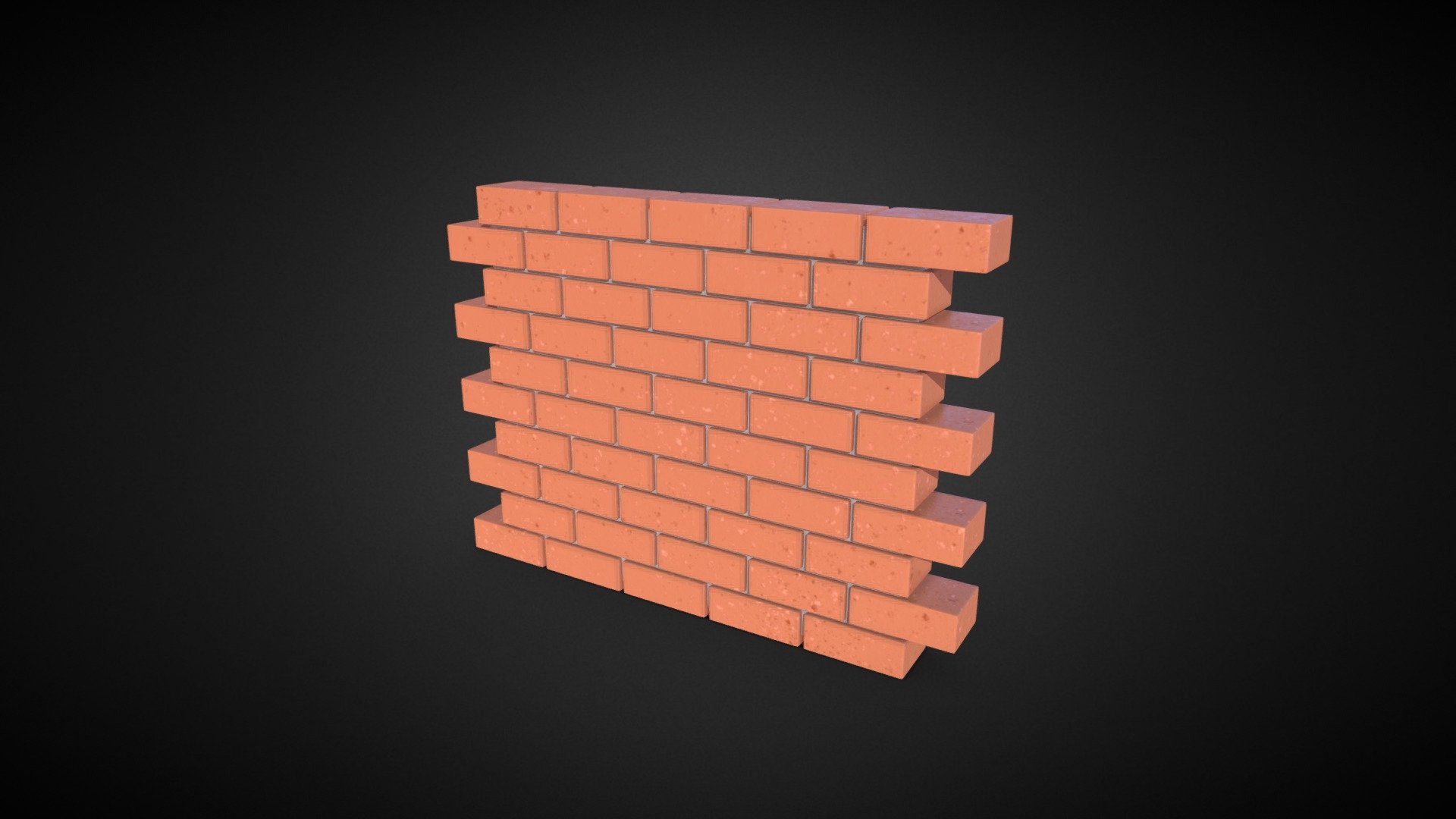 Stylized Brick Wall - Buy Royalty Free 3D model by Bacontaco [afed0d6 ...