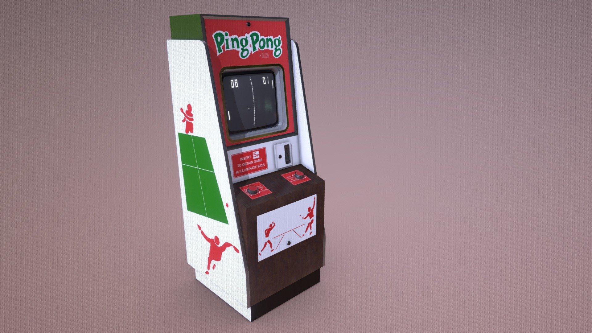 ALCA Ping Pong - 3D model by Delinx [afedb7a] - Sketchfab