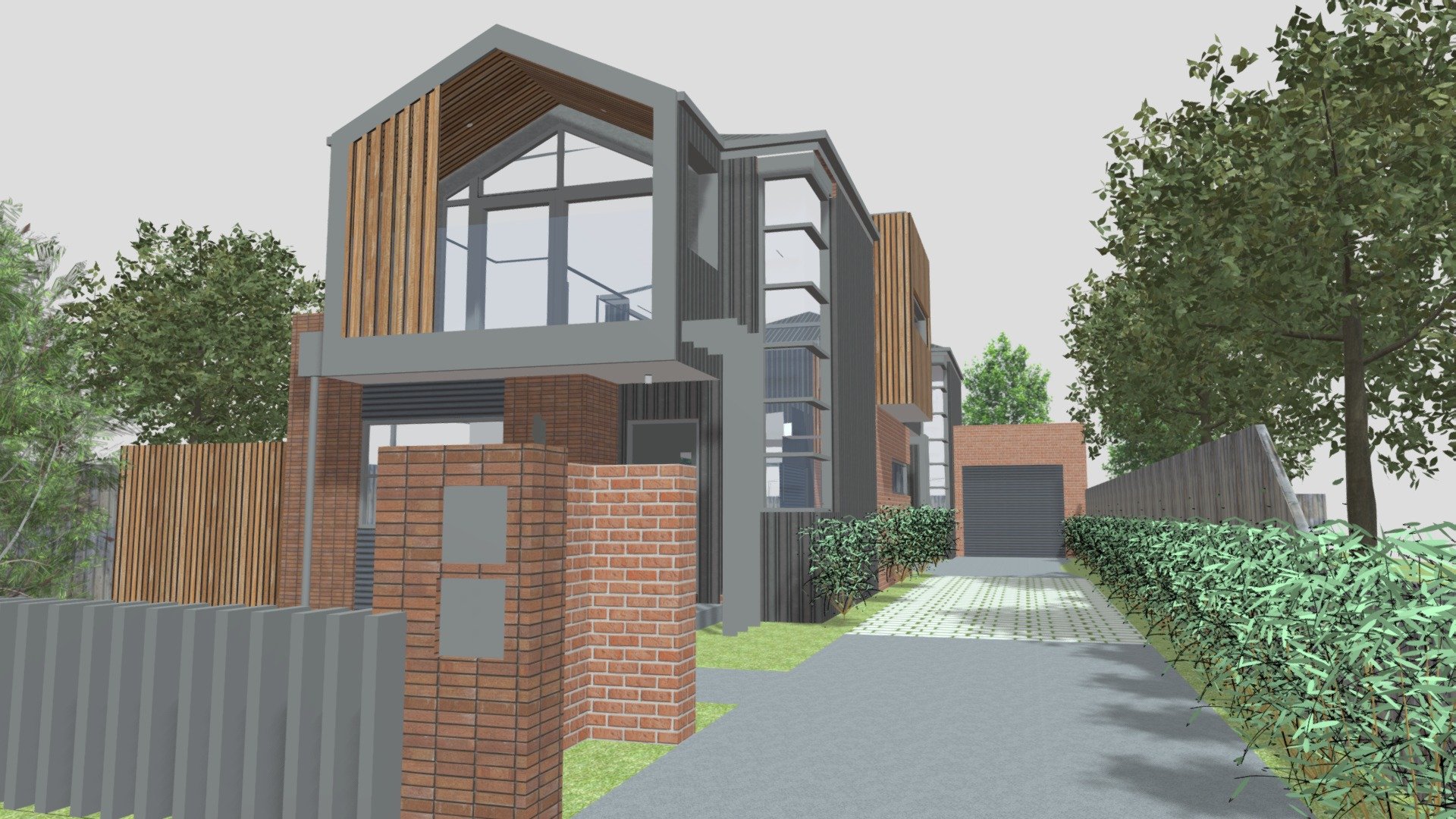 Proposed 2 Unit Development - Download Free 3D model by archiscale ...