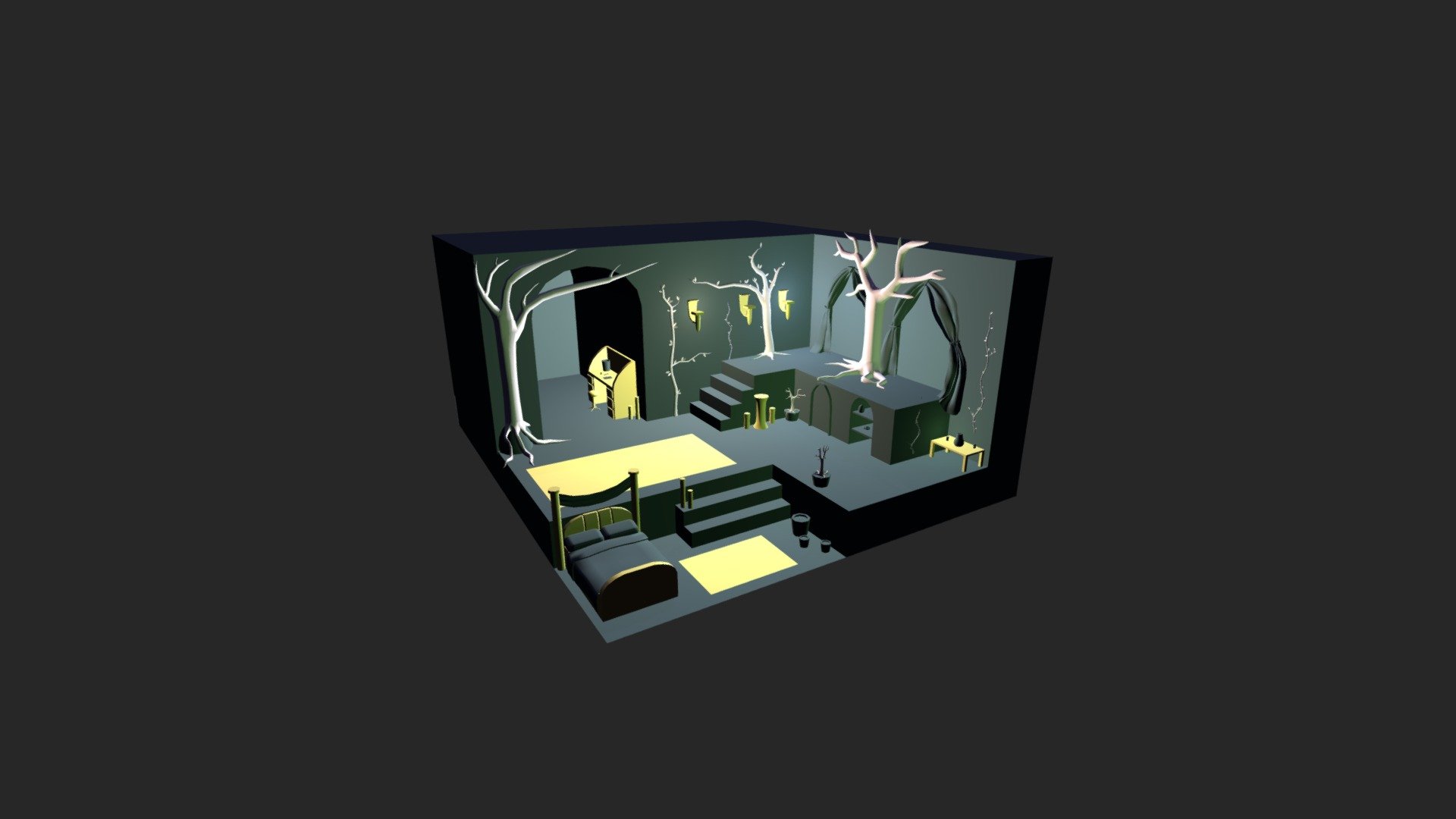 Mystic room - 3D model by Hylia3 [afedf1e] - Sketchfab