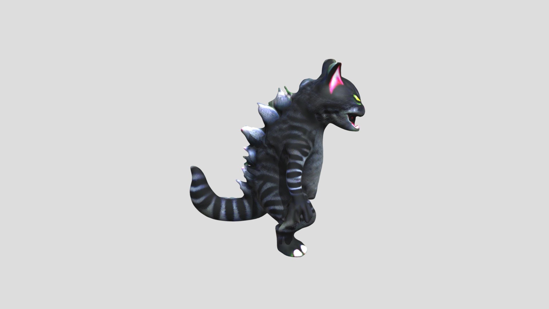 Catzilla imagine by luma AI - 3D model by Leon.Leedig [afef8cb] - Sketchfab