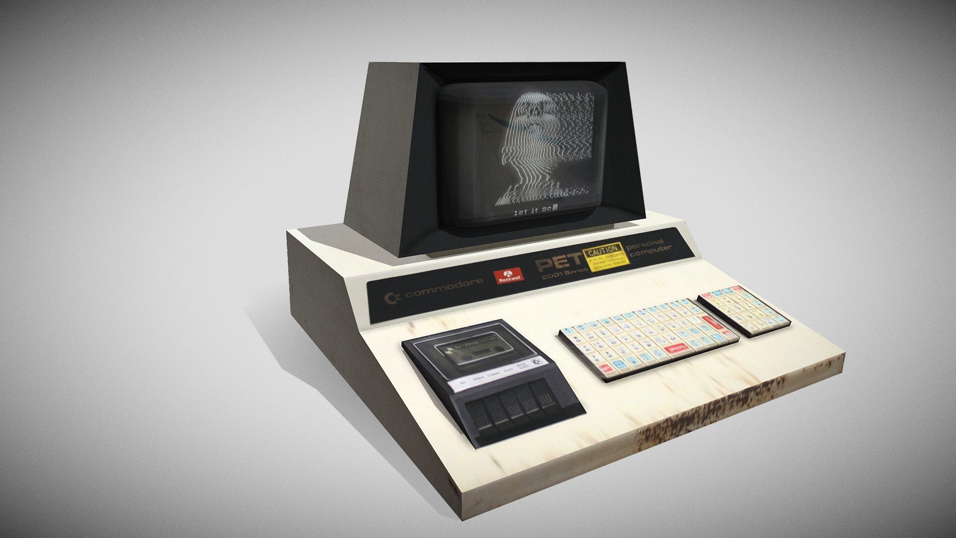 Commodore PET 1970 Vintage - Download Free 3D model by Anticipateants ...