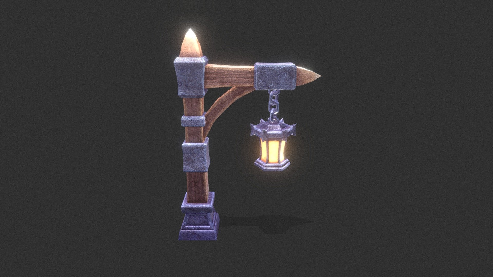 Lampost - 3D model by Gigraini [aff2974] - Sketchfab